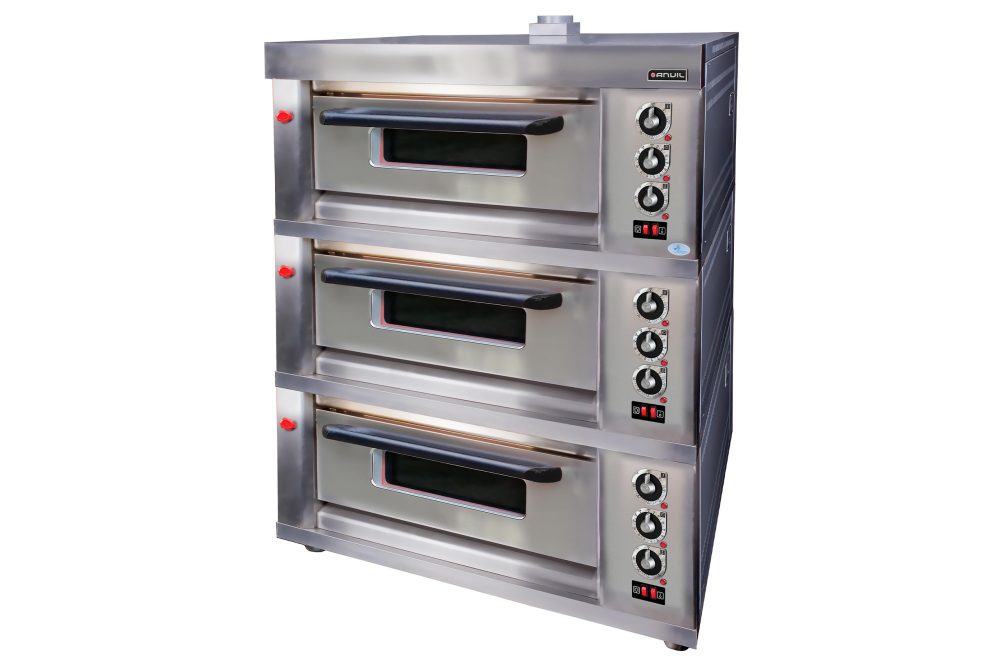 TRIPLE DECK OVEN 2 TRAYS PER DECK – Anvil