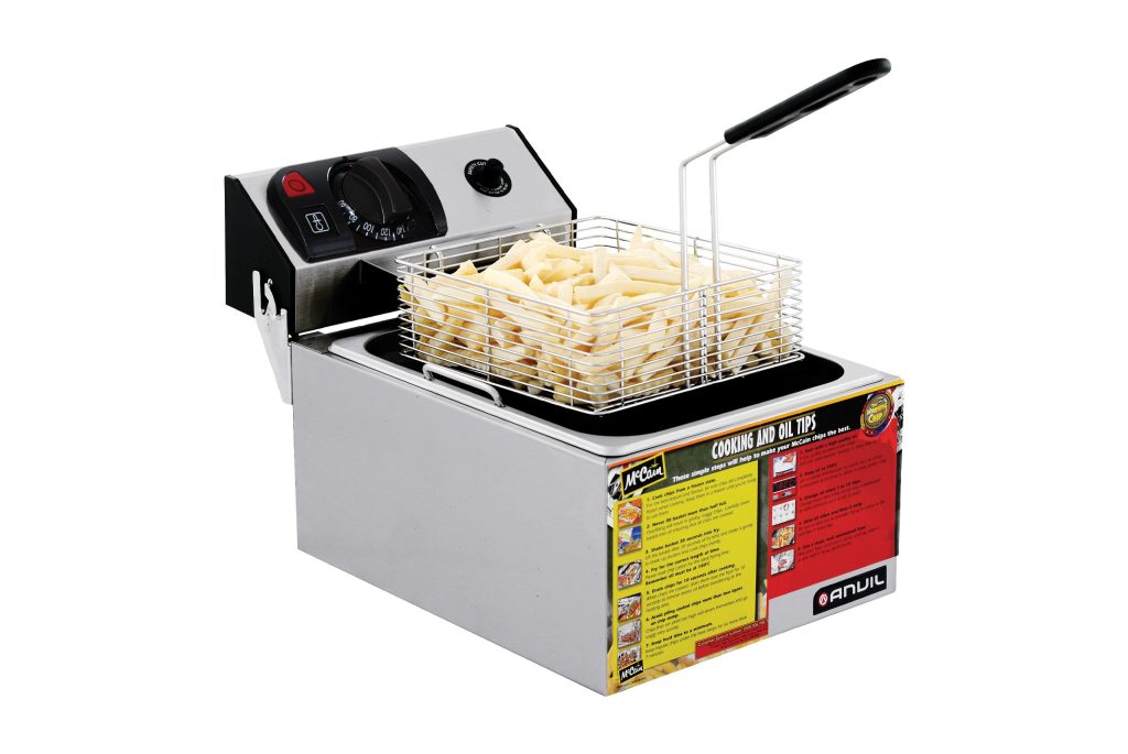 DEEP FRYER 5L SINGLE PAN – 3.4kW – Anvil