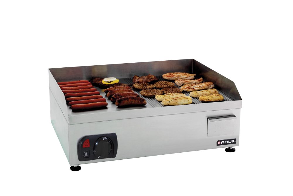 RIBBED & FLAT TOP GRILLER 600m – Anvil